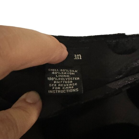 J. Peterman | Pants & Jumpsuits | J Peterman Widelegged Palazzo Silk Velvet Pants Polka Dots ...